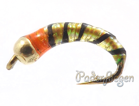 Perdigon Tungsten Yellow Orange Spot Nymphe | Perdigon Tungsten ...